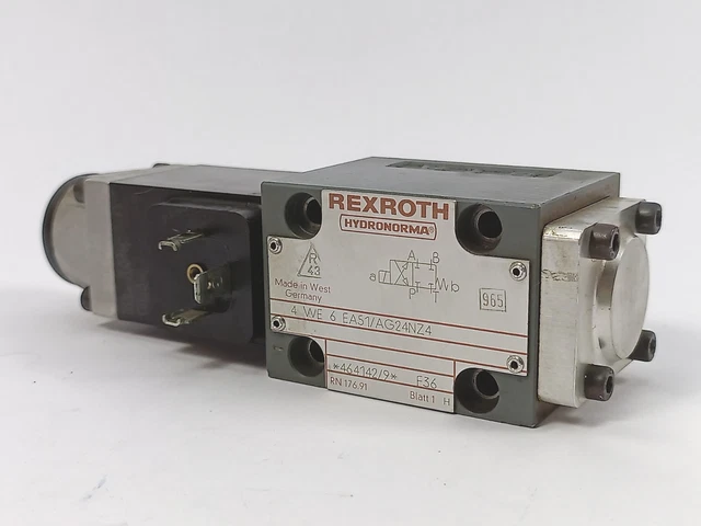 REXROTH 4-WE-6EA51/AG24NZ4 GU35-4-A Solenoid Valve EUR 189,00 - PicClick DE