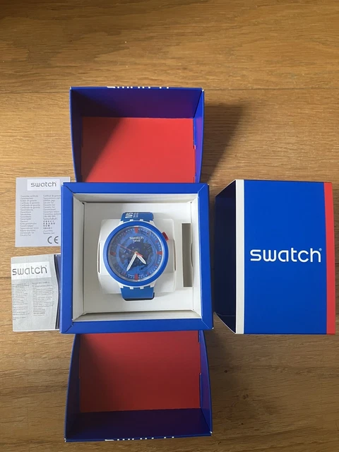 RARO! SWATCH X NASA SB03Z100 TUTA - NASA Space Collection *NUOVA* EUR ...