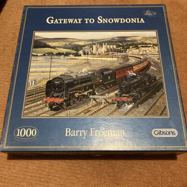 GIBSONS 1000 PIECE Jigsaw Puzzle 'GATEWAY TO SNOWDONIA' by Barry ...