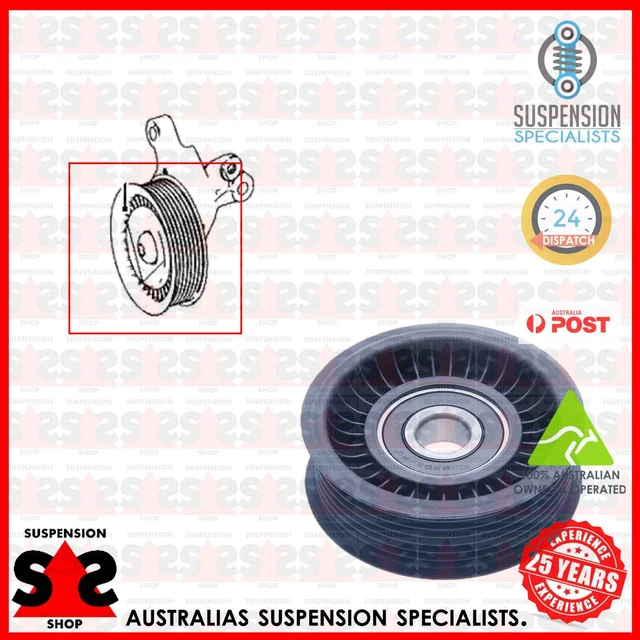 DEFLECTION/GUIDE PULLEY, V-RIBBED Belt Suit MERCEDES-BENZ S-Class (W221 ...
