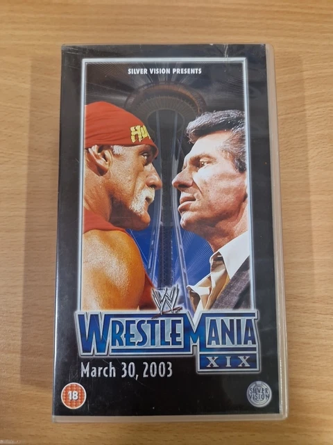 WWE WWF WRESTLEMANIA Xix 2003 Wrestling Vhs Video £7.99 - PicClick UK