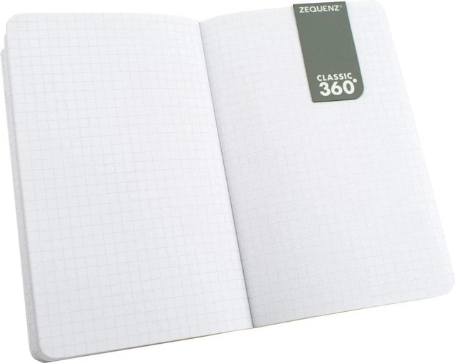 CLASSIC 360 SIGNATURE Series, Size: A6- Pocket, Color: Red, Paper: Grid ...