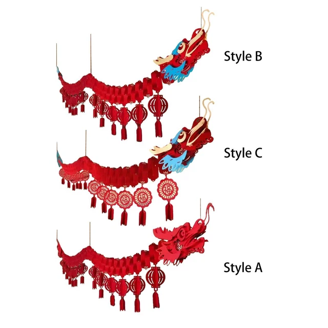 NEW YEAR DRAGON Ceiling Decorations 2024 Chinese Paper Dragon for ...