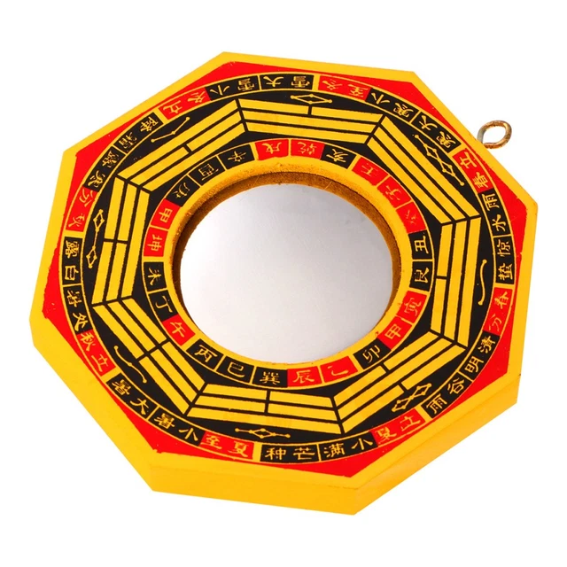 1SET HOME OFFICE Fengshui Bagua Mirror Convex Concave Pendant for Luck ...