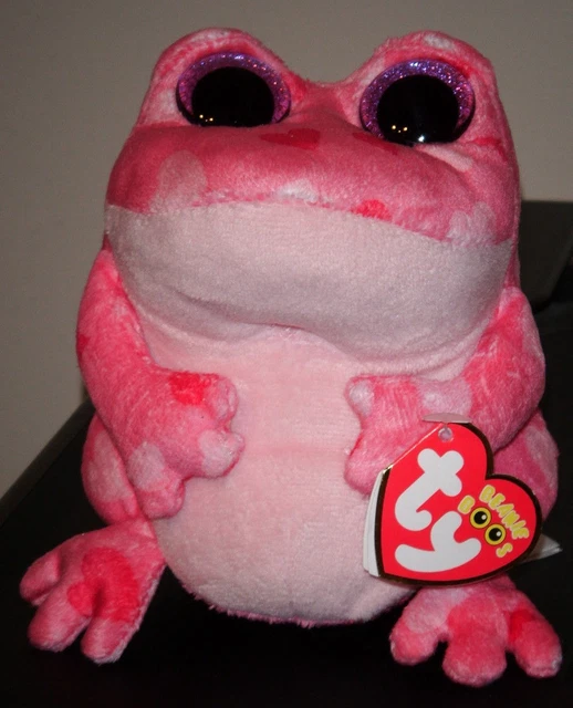 TY BEANIE BOOS - SMITTEN the Pink Frog (6 Inch) NEW - MINT with MINT ...