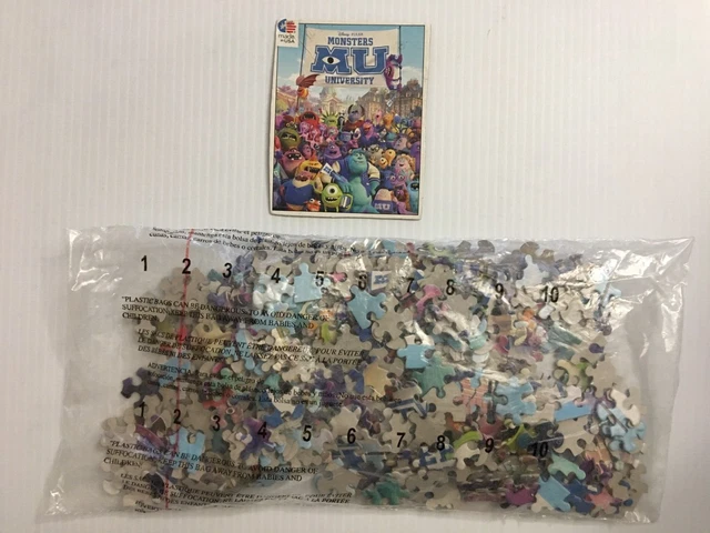 DISNEY PIXAR MONSTERS University Jigsaw Puzzle $16.99 - PicClick