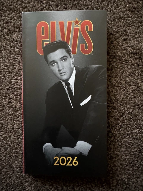 2026 DIARY ELVIS Presley Week to View Slim Pocket Diary Official ...
