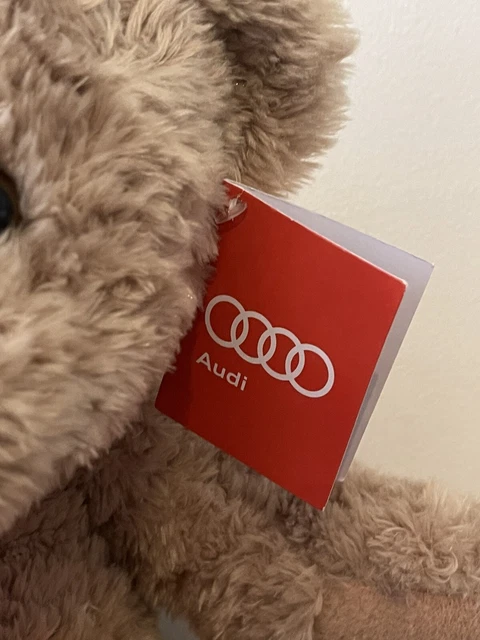AUDI TEDDY BEAR Plush Soft Brown with Keel Toys Car Official ...