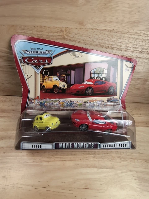 DISNEY LUIGI & Ferrari F430 Pixar The World of CARS Movie Moments £11. ...