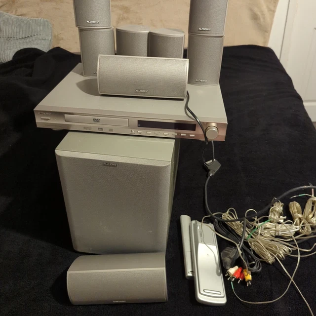 ALCHEMIST AVS-600 HOME theatre system 9 speakers + 1 dvd player ...