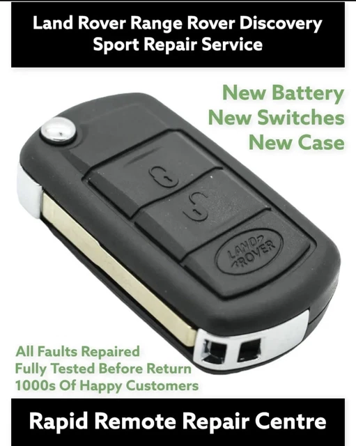 LAND ROVER DISCOVERY 3 Range Rover Sport Remote Flip Key Fob 3 Button ...
