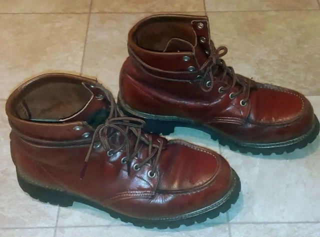 [BLACK VIBRAM] RED Wing 8175 US8.5E Semicircle Dog Tag Golden Size £418 ...