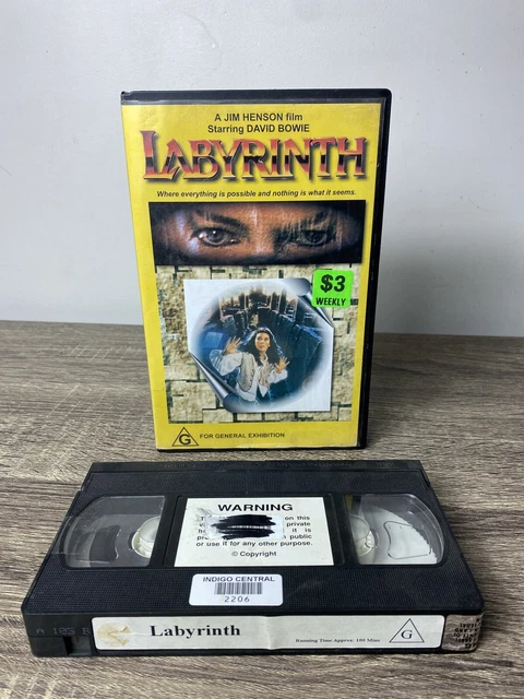 LABYRINTH BIG BOX Ex Rental Fantasy VHS PAL 1986 $50.00 - PicClick AU