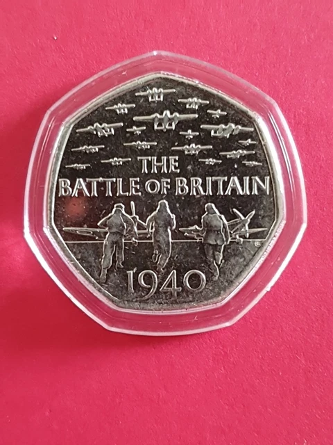 VERY RARE - The Battle of Britain 1940 50p Coin £1,000.00 - PicClick UK