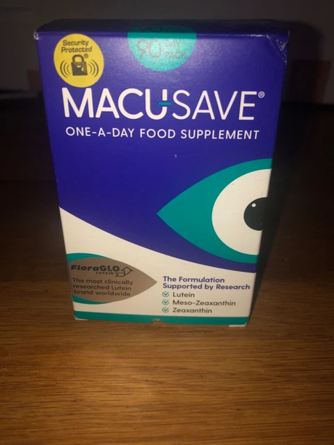 MACU-SAVE EYE HEALTH Food Supplement 90 Capsules - BBE 10/2025 £17.00 ...