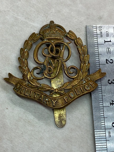 ORIGINAL WW1 GV British Army Military Police Cap Badge £15.10 - PicClick UK