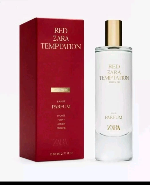 ZARA RED TEMPTATION Summer Eau De Parfum EDP Fragrance Spray 80ml Brand New £23.49 - PicClick UK