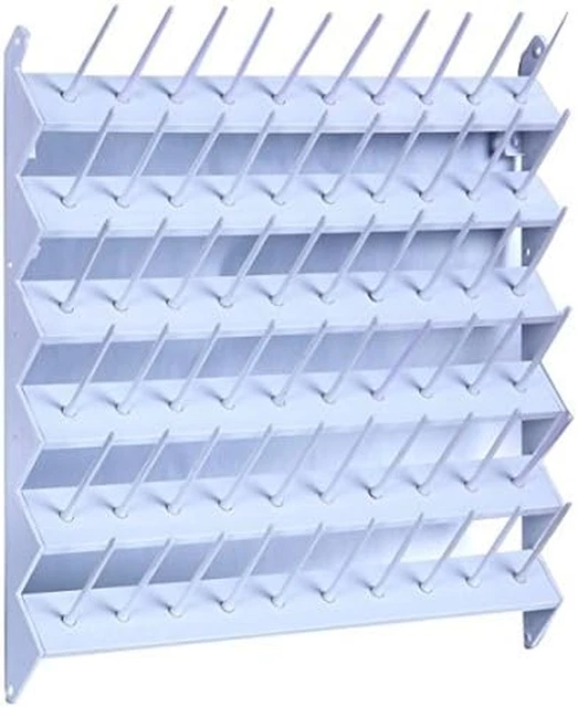 DELUXE 60 Spool Cone Thread Stand/Rack Organizer for Sewing and ...