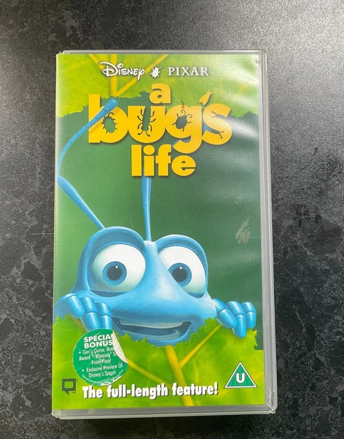 A BUGS LIFE Walt Disney Pixar Movie VHS Tape From 1999 £2.75 - PicClick UK