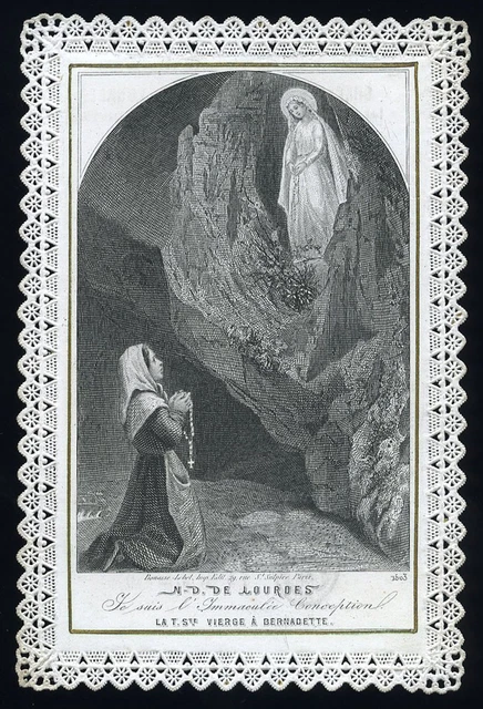 SANTINO MERLETTATO-HOLY CARD-CANIVET S.CUORE DI MARIA bouasse lebel EUR 20,00 - PicClick IT