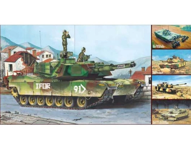 TRUMPETER 01535 M1 A1/A2 ABRAMS 5 in 1 1/35 Model Kit $33.00 - PicClick CA