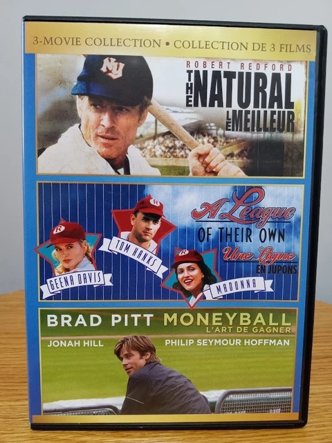 THE LEAGUE OF Their Own Moneyball The Natural 3 Movie Collection DVD ...