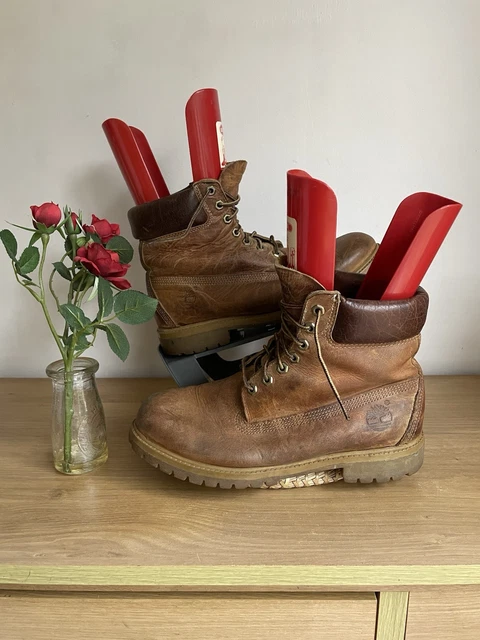 MEN’S ORIGINAL TIMBERLAND Six Inch Waterproof Leather Tan Rugged Boots ...