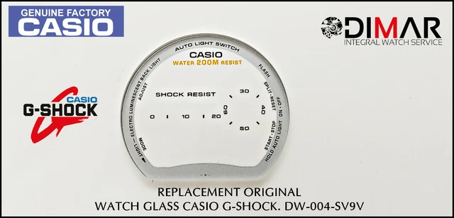 REPLACEMENT VINTAGE GLASS Casio G-Shock DW-004-SV9V EUR 15,53 - PicClick IT