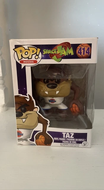 FUNKO POP TAZ Movies Space Jam 1096 Taz #414 Tasmanian Devil Figurine ...