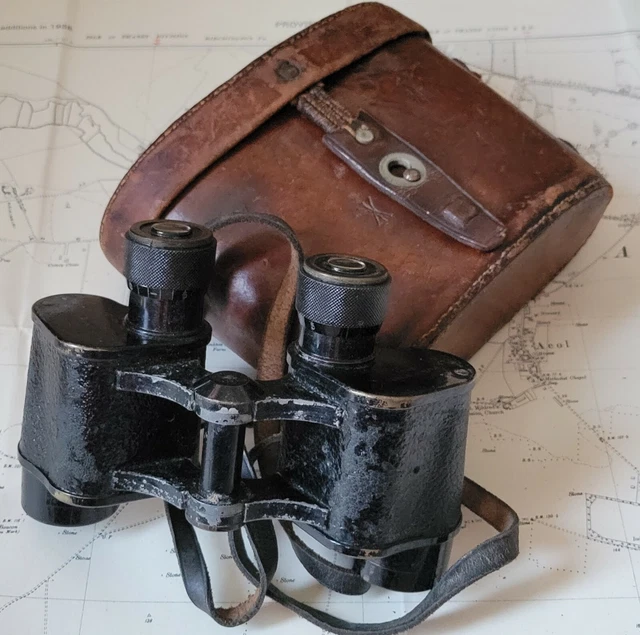 WW1 BAUSCH & Lomb British Prismatic Binoculars War Military Army Field ...