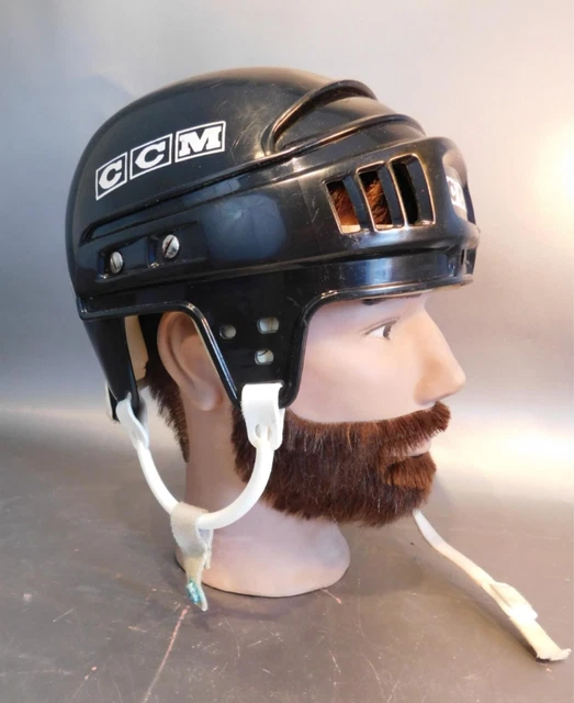 VINTAGE CCM HT-2 HOCKEY HELMET,ORIGINAL FROM THE 90's BLACK VERY GOOD ...