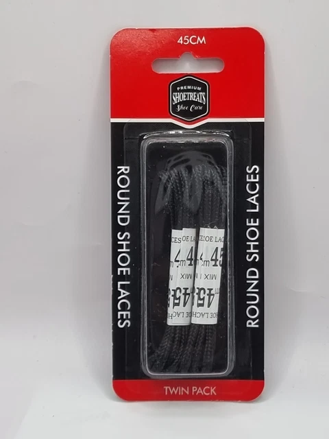 SHOETREATS ROUND SHOE Laces, twin pack, 45cm (B89 J.EB) £2.43 - PicClick UK