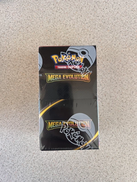 POKEMON MEGA EVOLUTIONS half booster box 18 packs New & Sealed (2 ...
