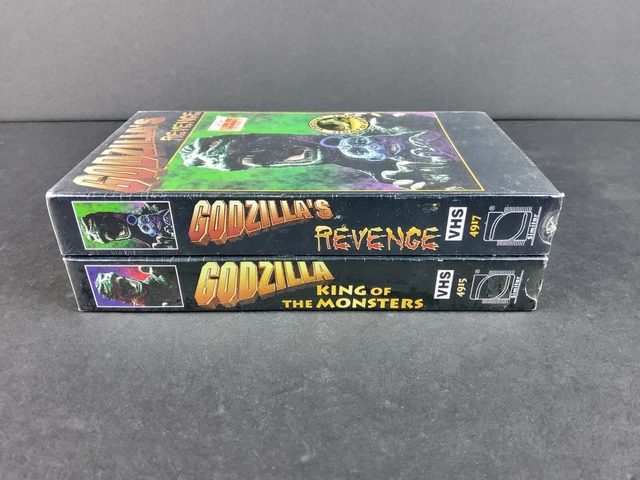 GODZILLA + GODZILLA'S Revenge (VHS, 1998 Simitar) Monster Toho de ...