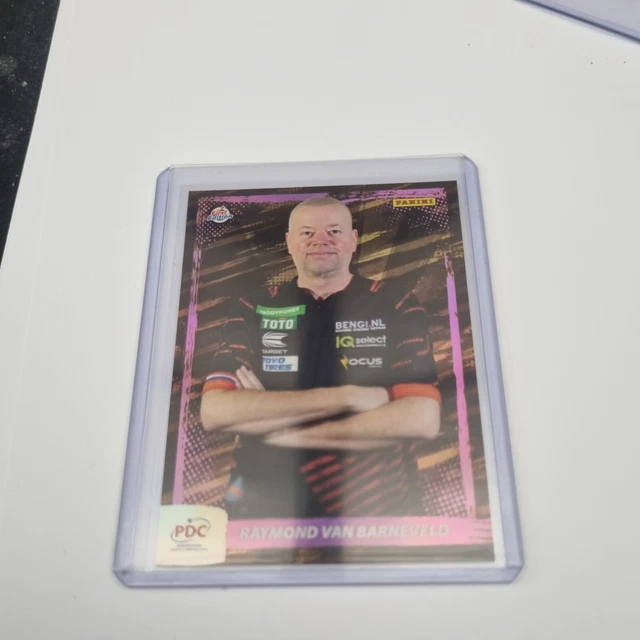 PANINI 2025 PDC Card - Raymond Van Barneveld - Pink Parallel 0.00 - PicClick UK