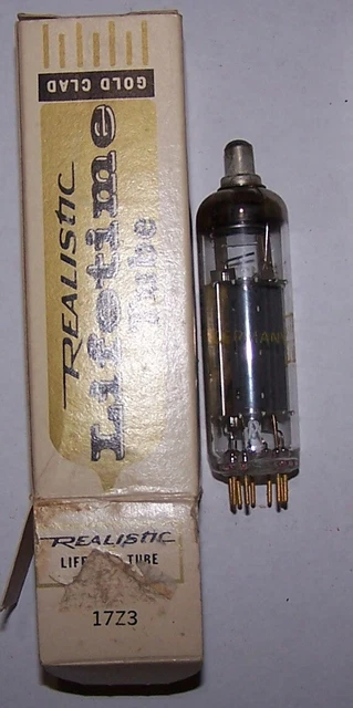 NEW OLD STOCK REALISTIC 17Z3 High Voltage Rectifier valve with 9 pin base $10.00 - PicClick AU