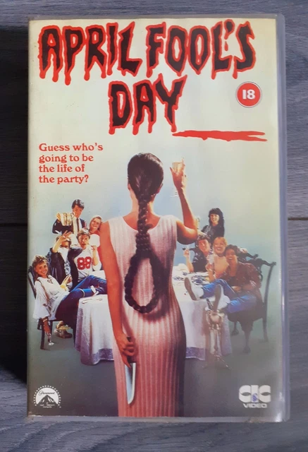 APRIL FOOL'S DAY Big Box Ex-Rental VHS/Advanced Copy/1986 Slasher ...