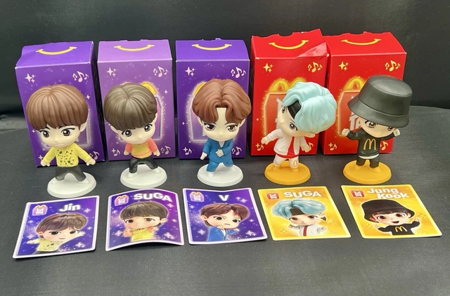 MCDONALD'S TINYTAN BTS HAPPY MEAL TOYS lot of 5 - Brand New 2025 Series ...