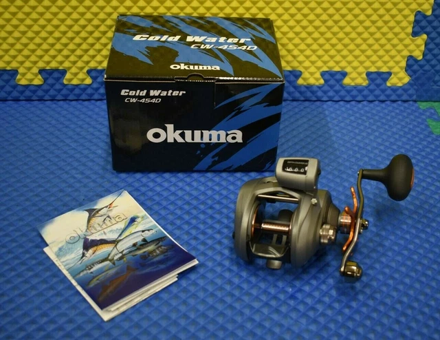 OKUMA COLD WATER Low Profile Line Counter Reel CW 454D New In Box! EUR ...