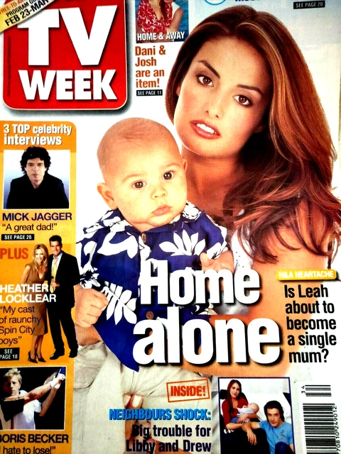 2002 TV WEEK Magazine Home & Away~Tammin Sursok~Russell Crowe~Mick ...