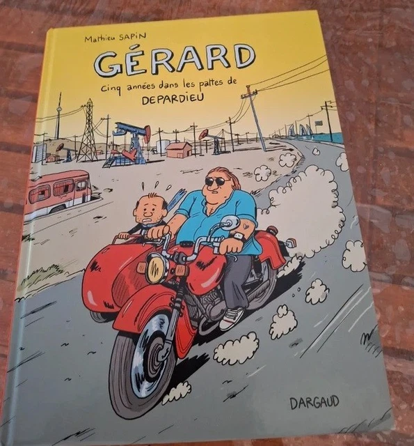 GÉRARD CINQ ANNÉES dans les pattes de Depardieu dédicace Mathieu Sapin ...