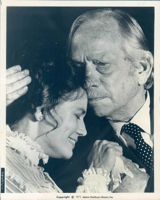 1972 MELVYN DOUGLAS Trish Van Devere Husband Actor Celebrity 8X10 ...