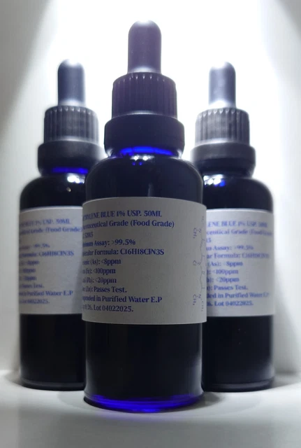 METHYLENE BLUE 1% Solution USP Pharma/Food Grade. Highest Quality. UK ... METHYLENE BLUE 1% Solution USP Pharma/Food Grade. Highest Quality. UK ...