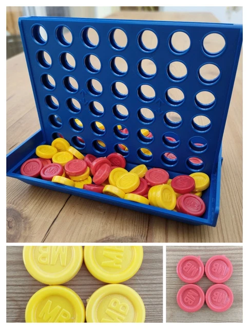 CONNECT 4 MB Games Travel Version Spare Replacement Yellow & Red ...