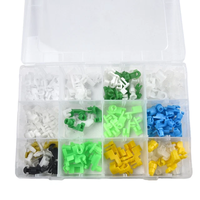 SIMPLE INSTALLATION DOOR Lock Rod Clips Assorted Car Wire Clips Pack of ...