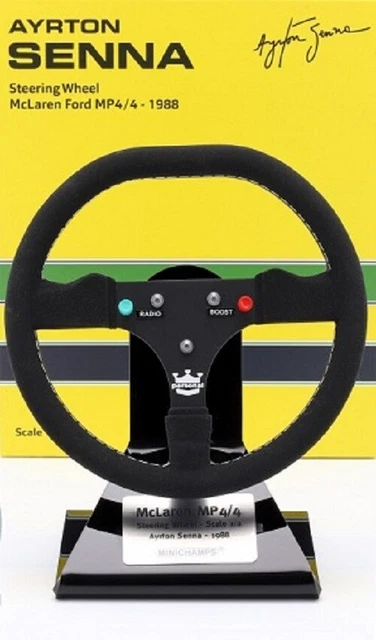 MINICHAMPS 1:2 VOLANT Steering Wheel Ayrton Senna Team McLaren Honda ...