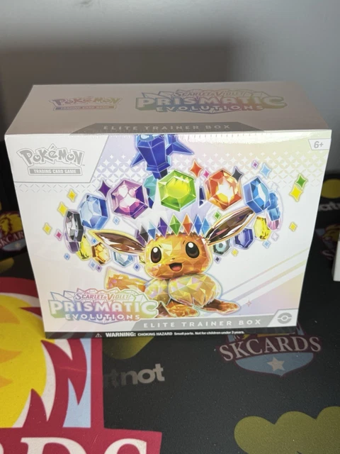 ETB POKÉMON PRISMATIC Evolution Elite Trainer Box TCG (New and Sealed ...
