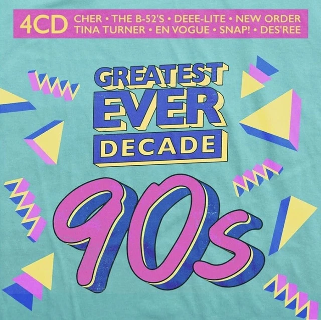 GREATEST EVER DECADE: The 90s CD (2021) NEW SEALED 4 Disc Album Box Set ...