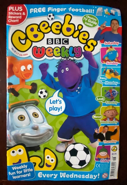 CBEEBIES WEEKLY MAGAZINE Tweenies Bob builder July 2006 No 15 rare ...