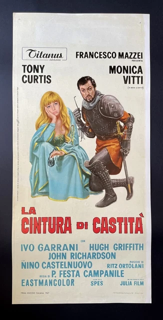 CINEMA LOCANDINA LA CINTURA DI CASTITA' Curtis, Monica Vitti P. FESTA ...